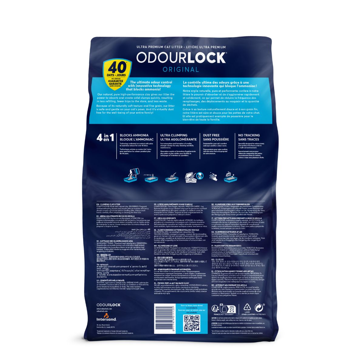 Odourlock Mineral Cat Litter - Orange Pet Nutrition