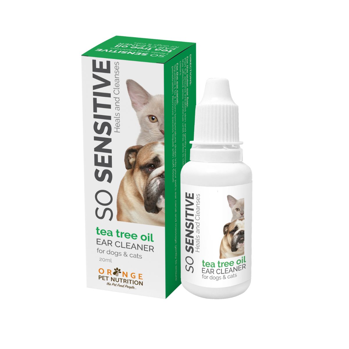 So Sensitive-Tea Tree Oil Ear Cleaner - Orange Pet Nutrition