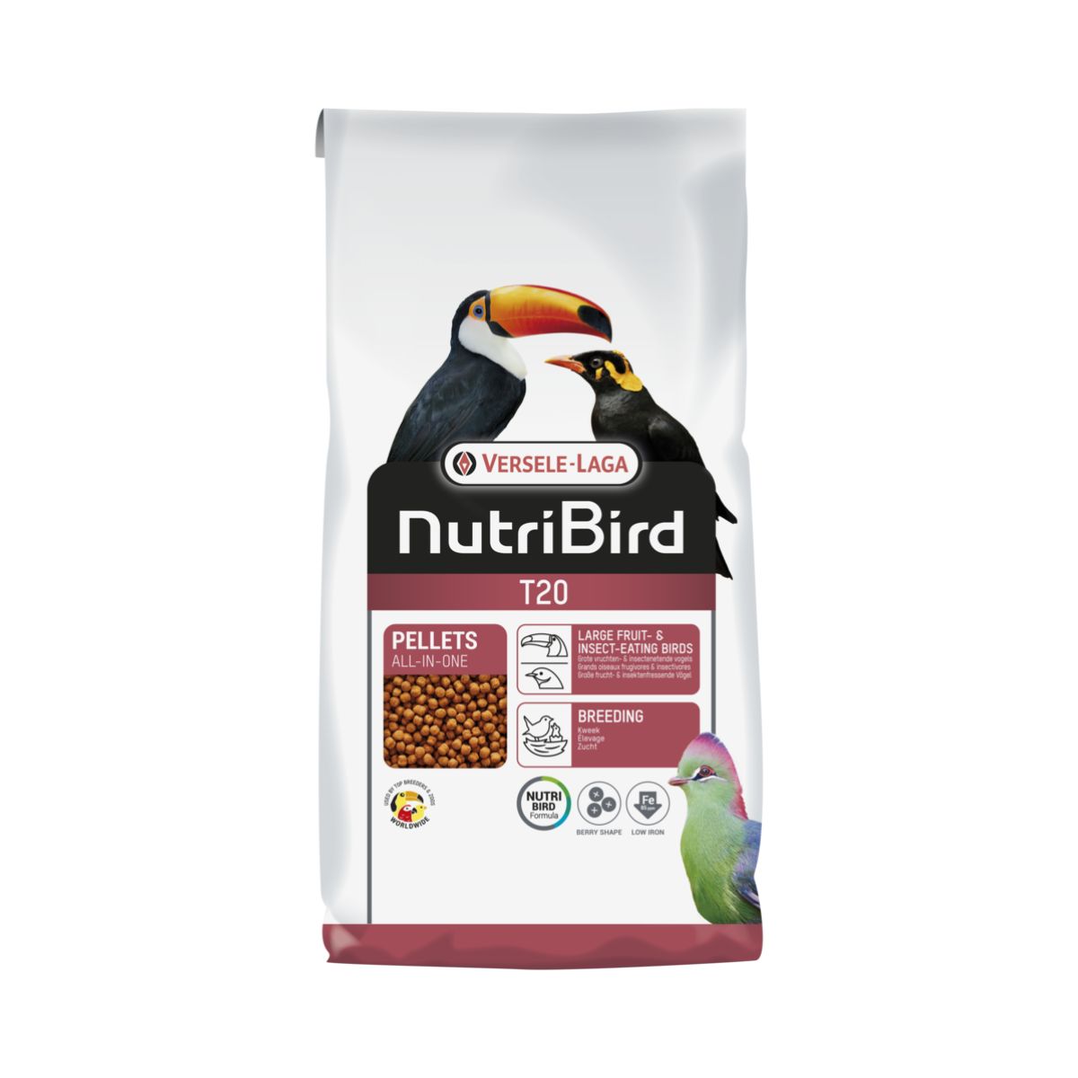 Versele Laga Nutribird Pellets T20 Original Birds Food - Orange Pet ...