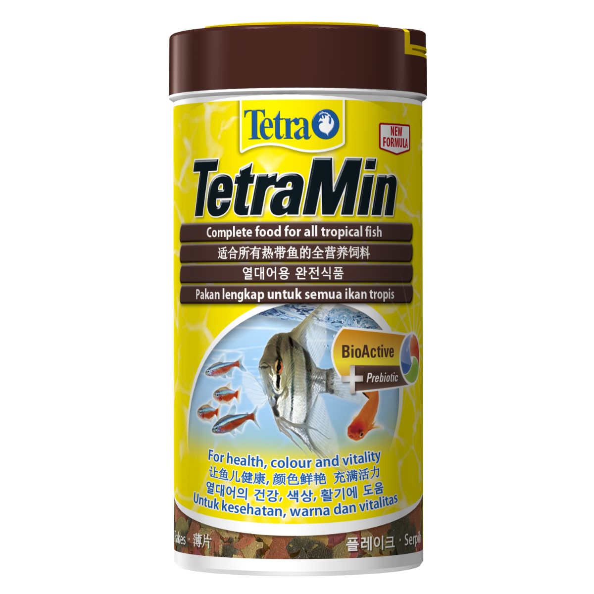Tetra TetraMin Complete Food For All Tropical Fish Good Health, Colour ...