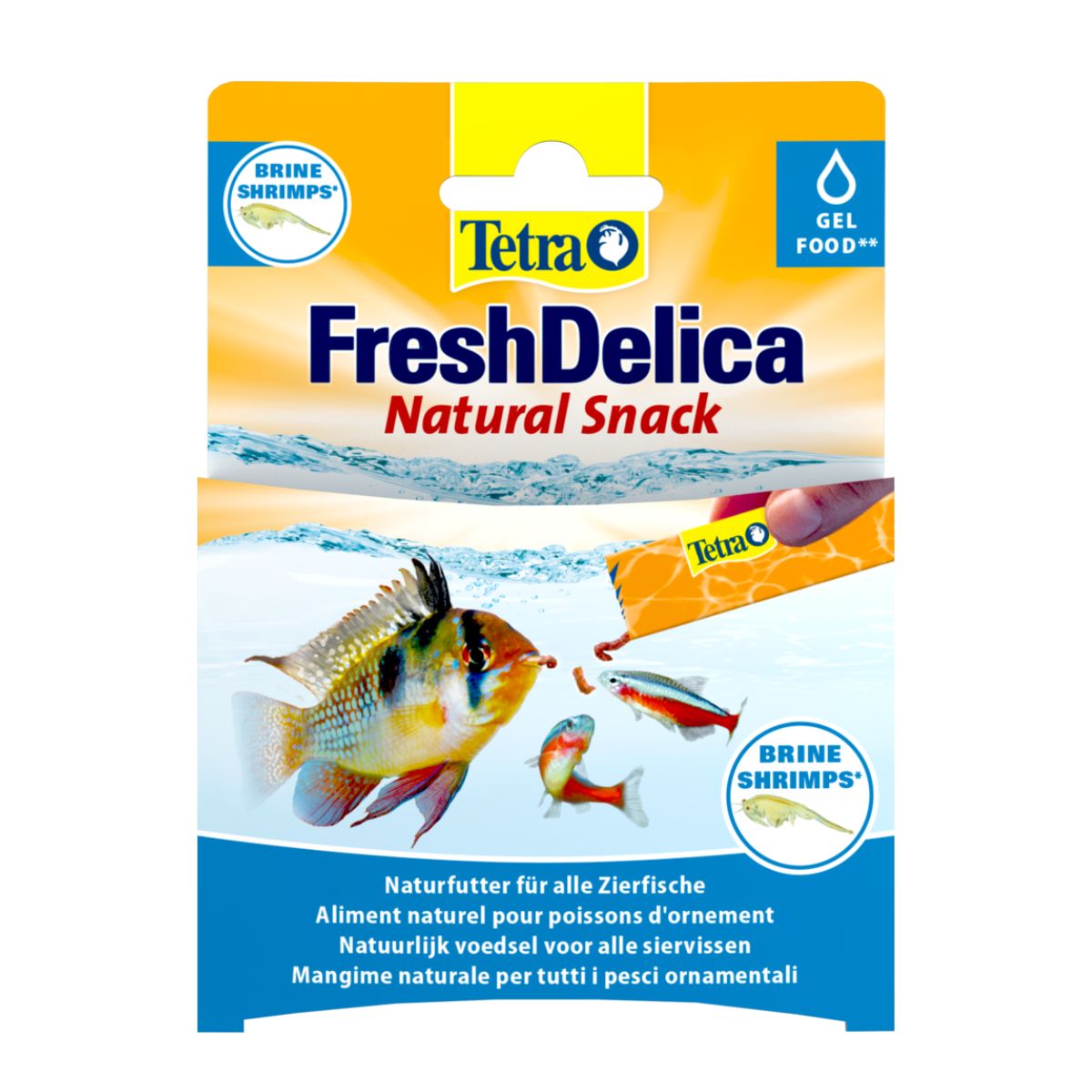 Tetra FreshDelica Brine Shrimps- Nutrient-Rich Gel Treat for All ...