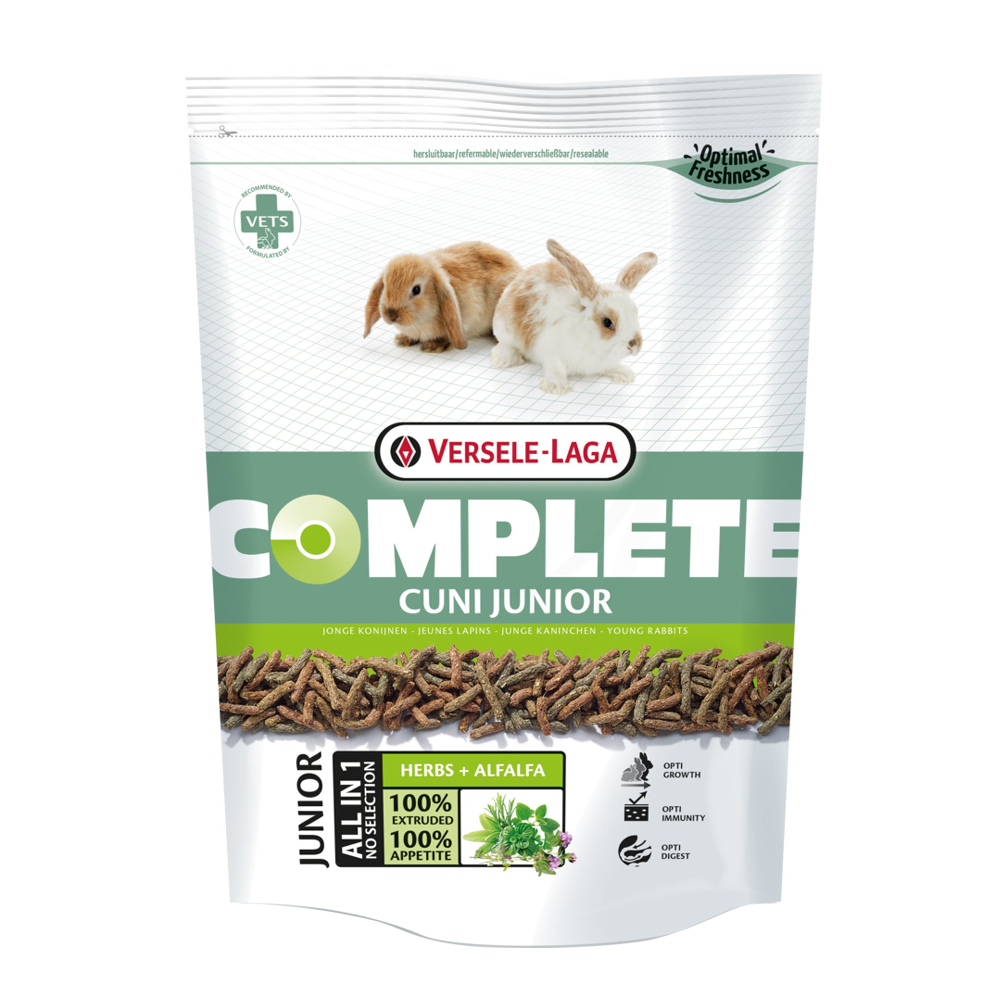 Versele Laga Small Animal Feed Complete Cuni Junior - Orange Pet Nutrition